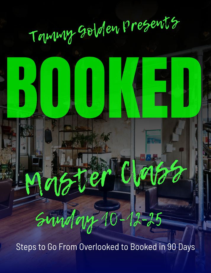 BOOKED MASTER CLASS (REPLAY) – Tammy Golden